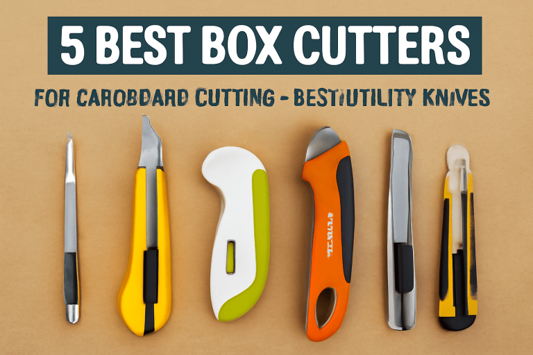 5 Best Box Cutters for Cardboard Cutting | Best Utility Knives