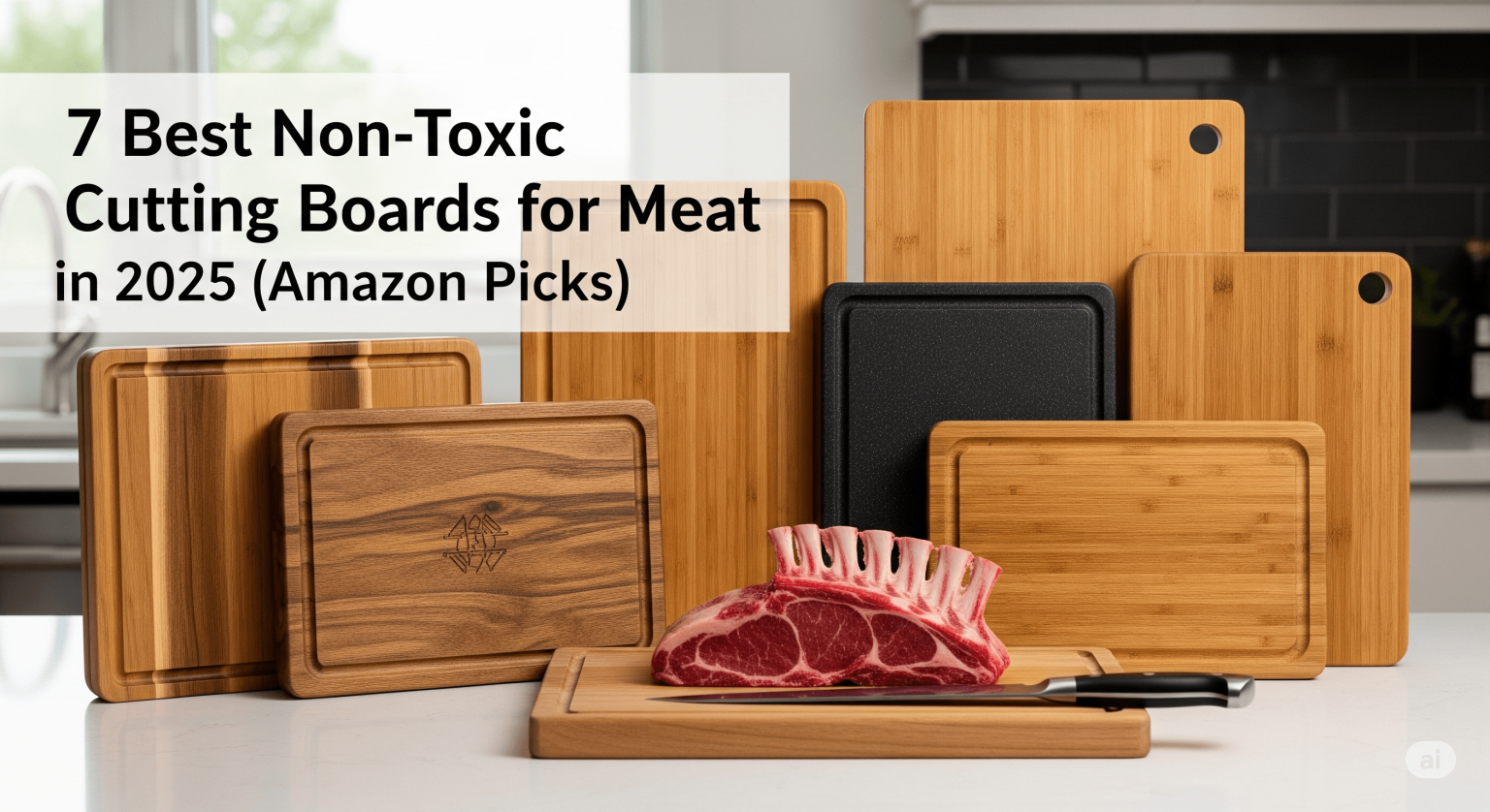 7 Best Non-Toxic Cutting Boards for Meat in 2025
